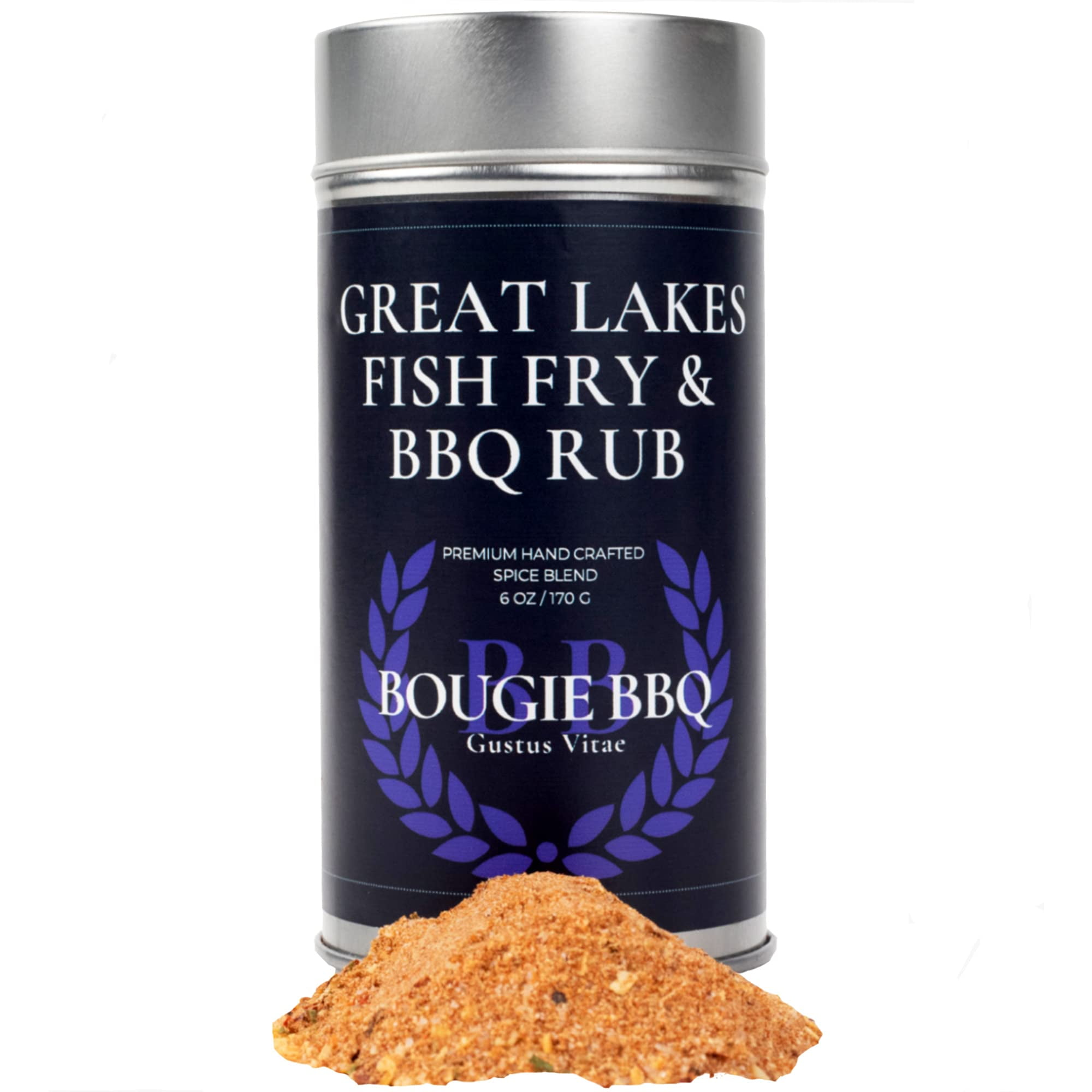 Great Lakes Fish Fry OIF8 & BBQ Rub | Gourmet Artisanal Spice Blend | 6 oz (170g) | All Natural ...