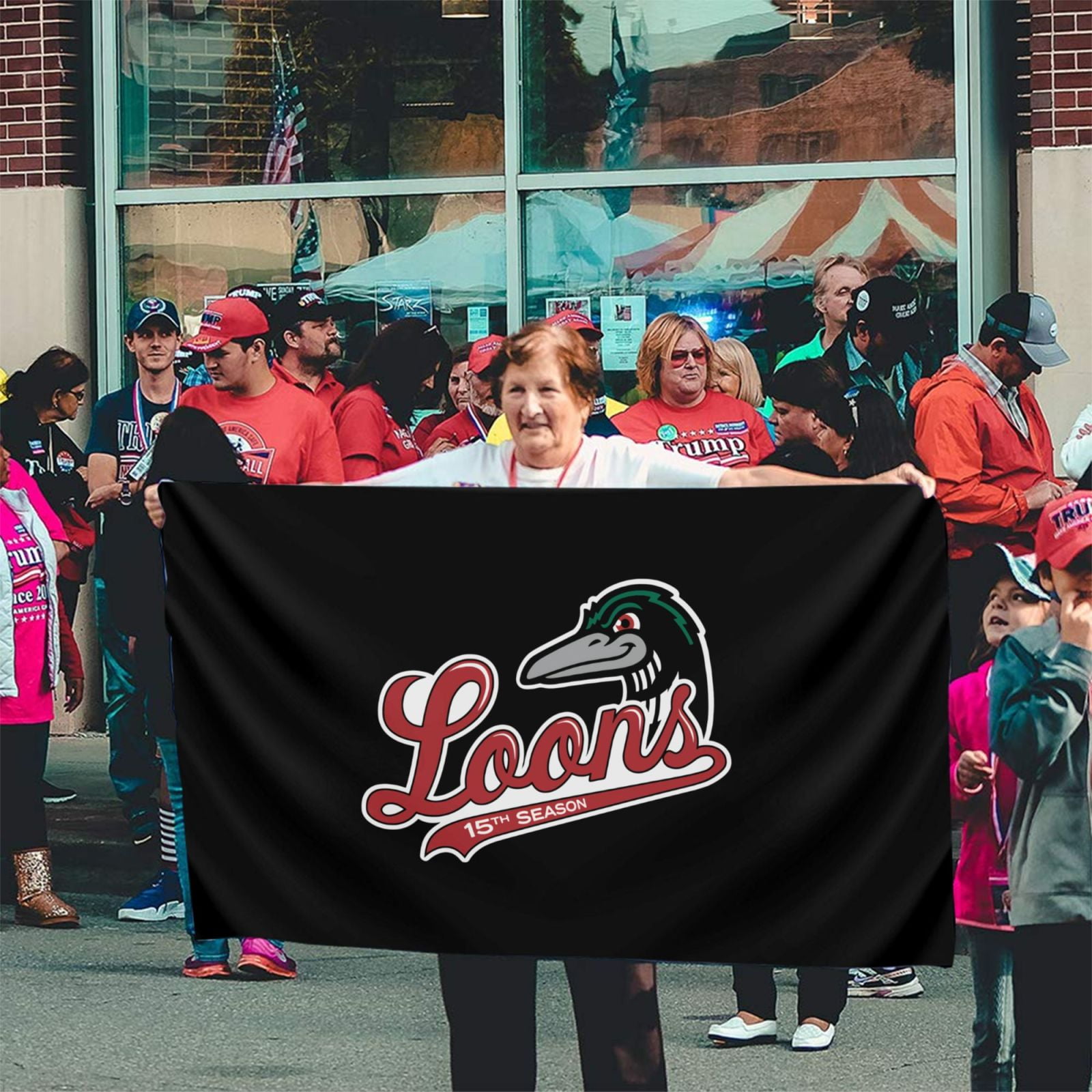 Great Lakes Loons 3 X 5 Foot Outdoor Decorative Flag,Garden Flag ...