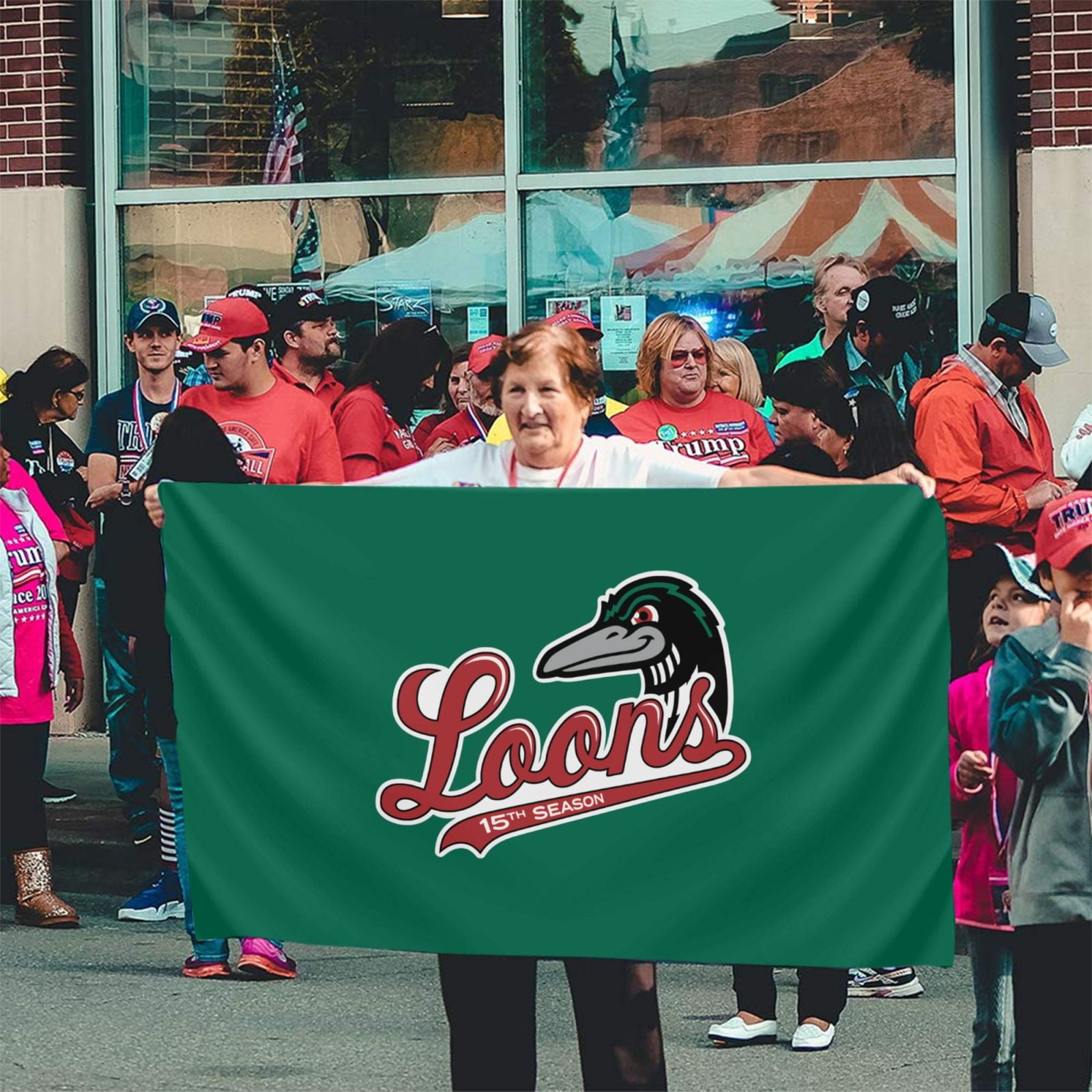 Great Lakes Loons Banner Breeze Flag Outdoor Flags Home Flag Garden ...