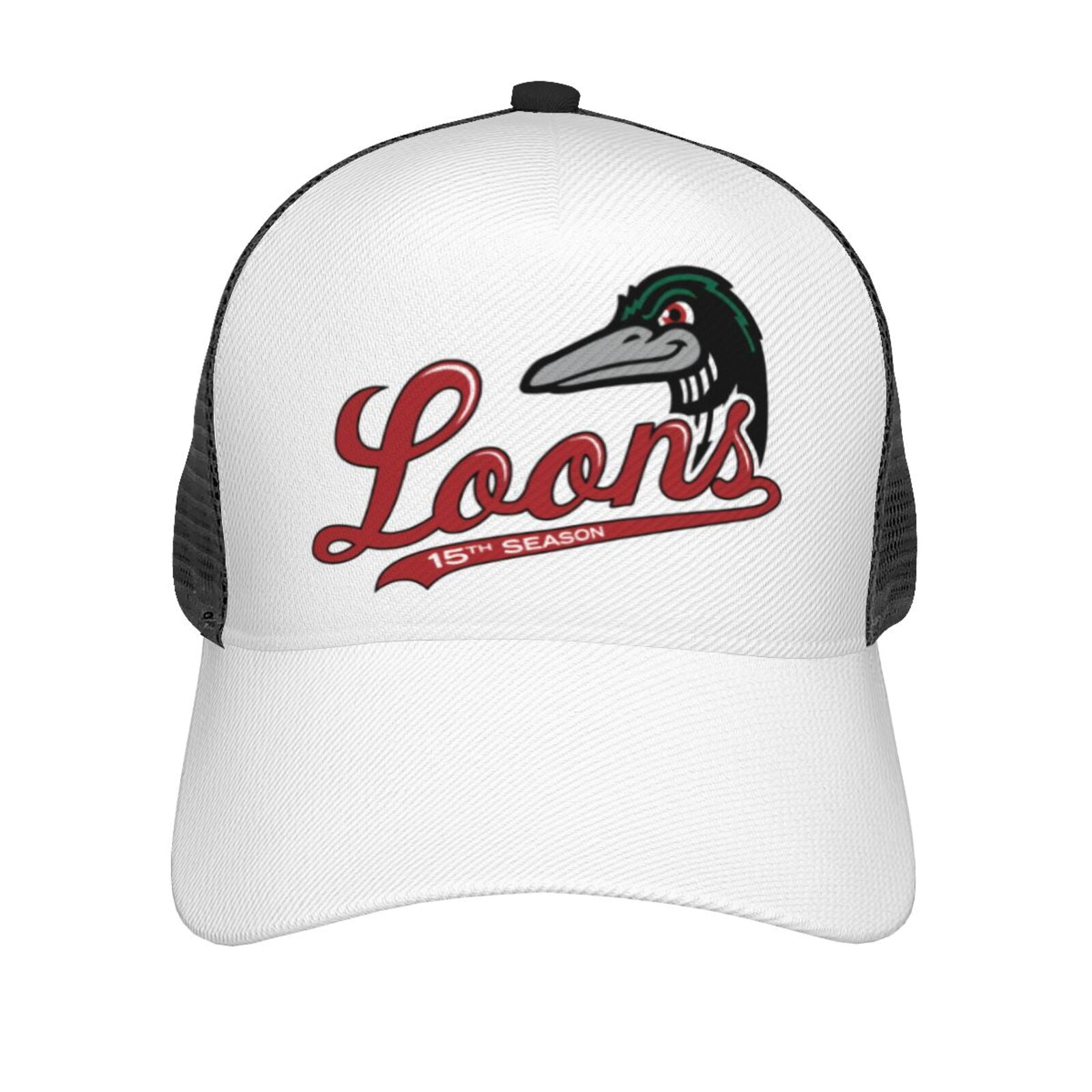 Great Lakes Loons Curved Brim Mesh Baseball Cap Casual Sun Hat For ...