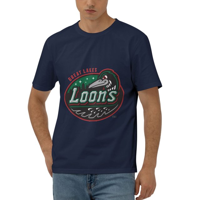 Great Lakes Loons Mens Short Sleeve Tees Moisture Wicking Odor
