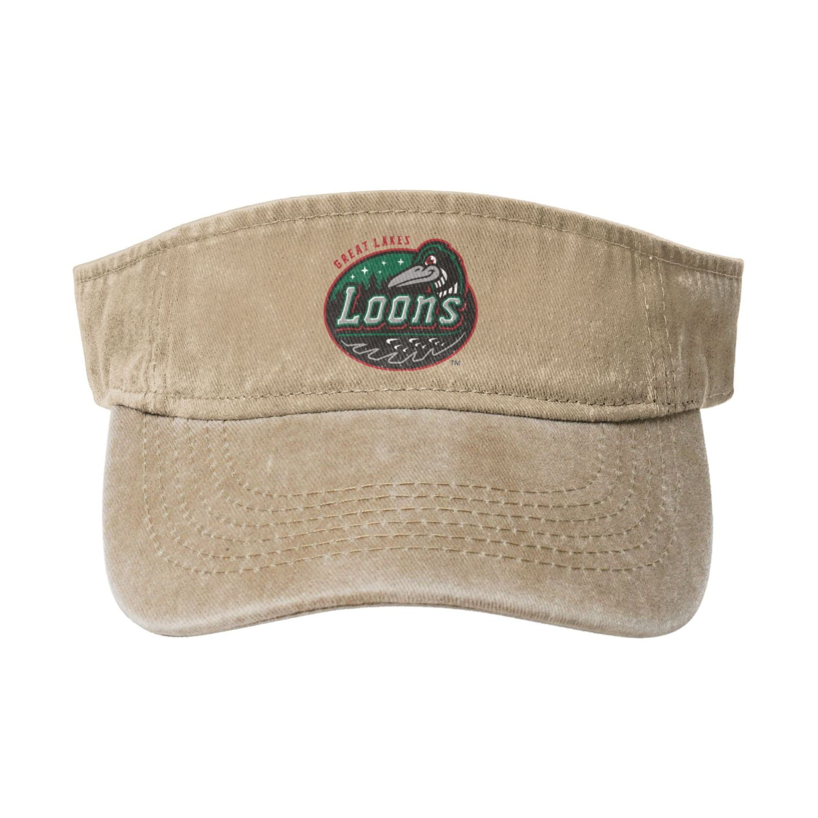 Great Lakes Loons Washed Cowboy Empty Top Baseball Sun Cap - Walmart.com