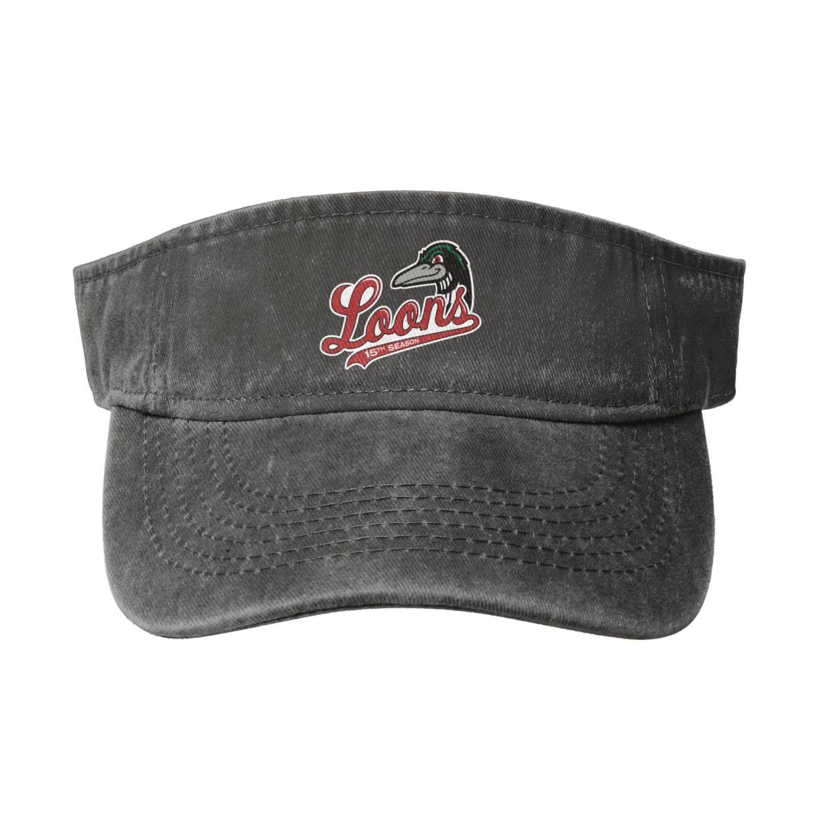 Great Lakes Loons Washed Cowboy Empty Top Baseball Sun Cap - Walmart.com