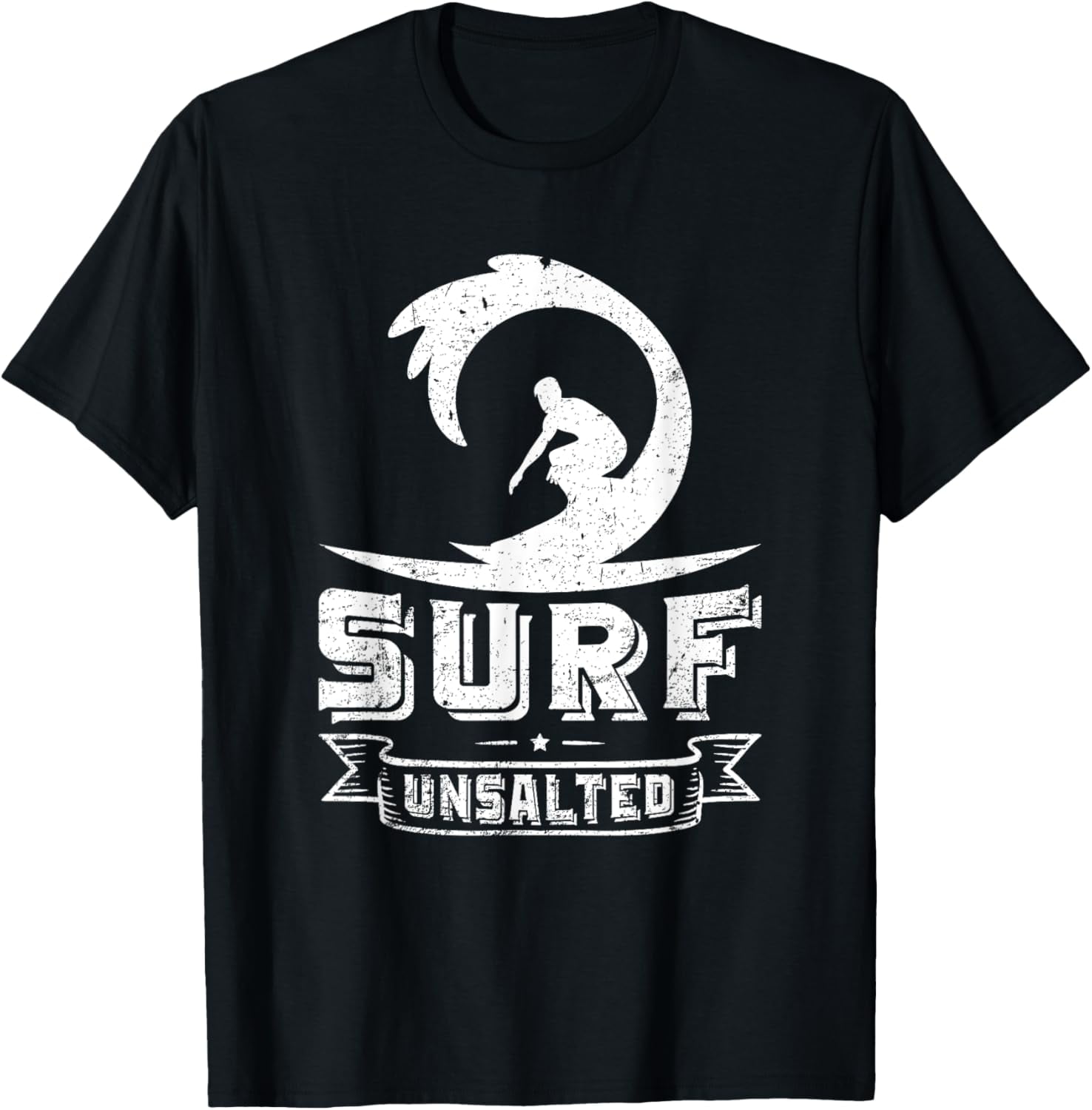 Great Lakes Surfing Surf Unsalted Surfing T Shirt Vintage - Walmart.com