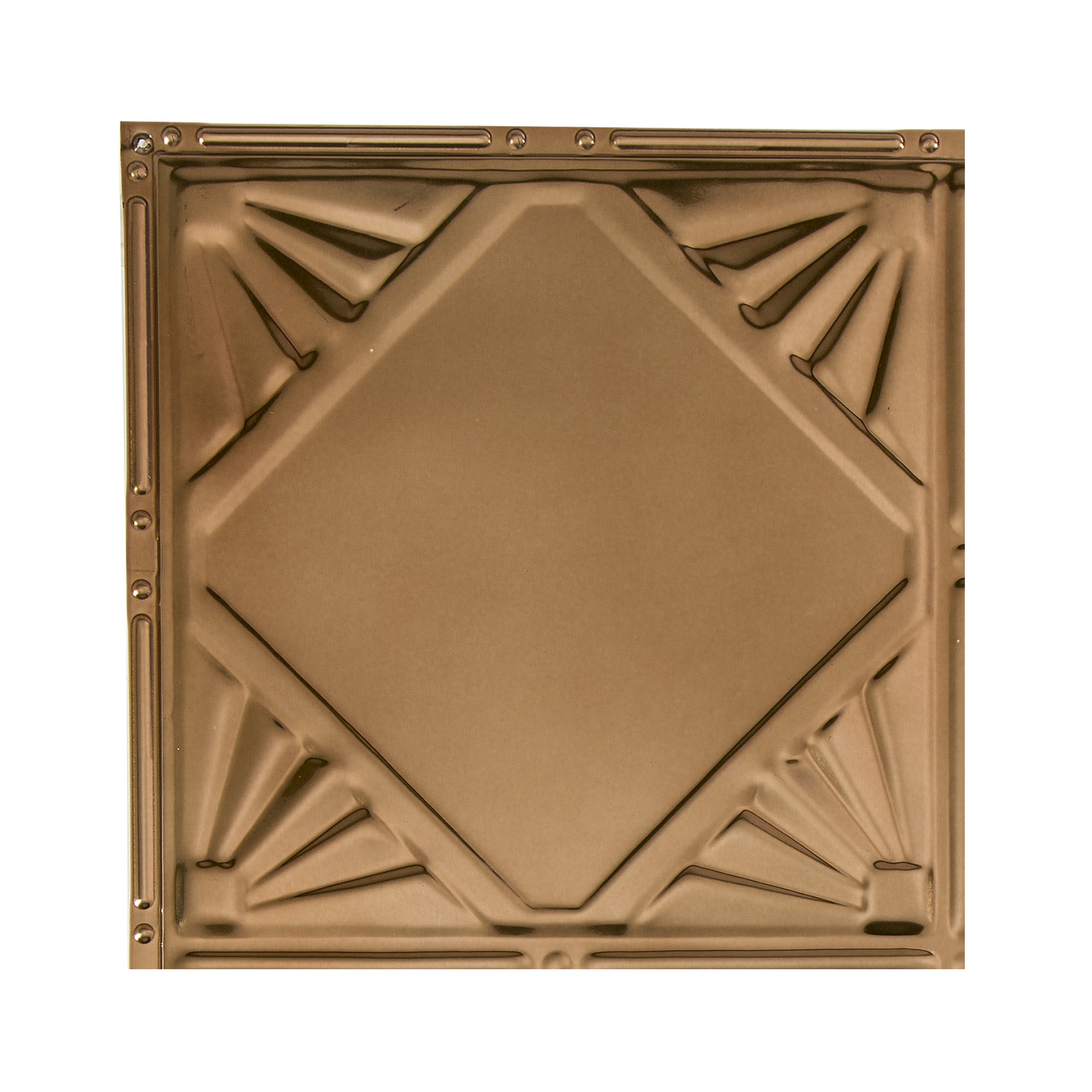 Great Lakes Tin 12in x 12in Erie Champagne Ceiling Tile Sample ...