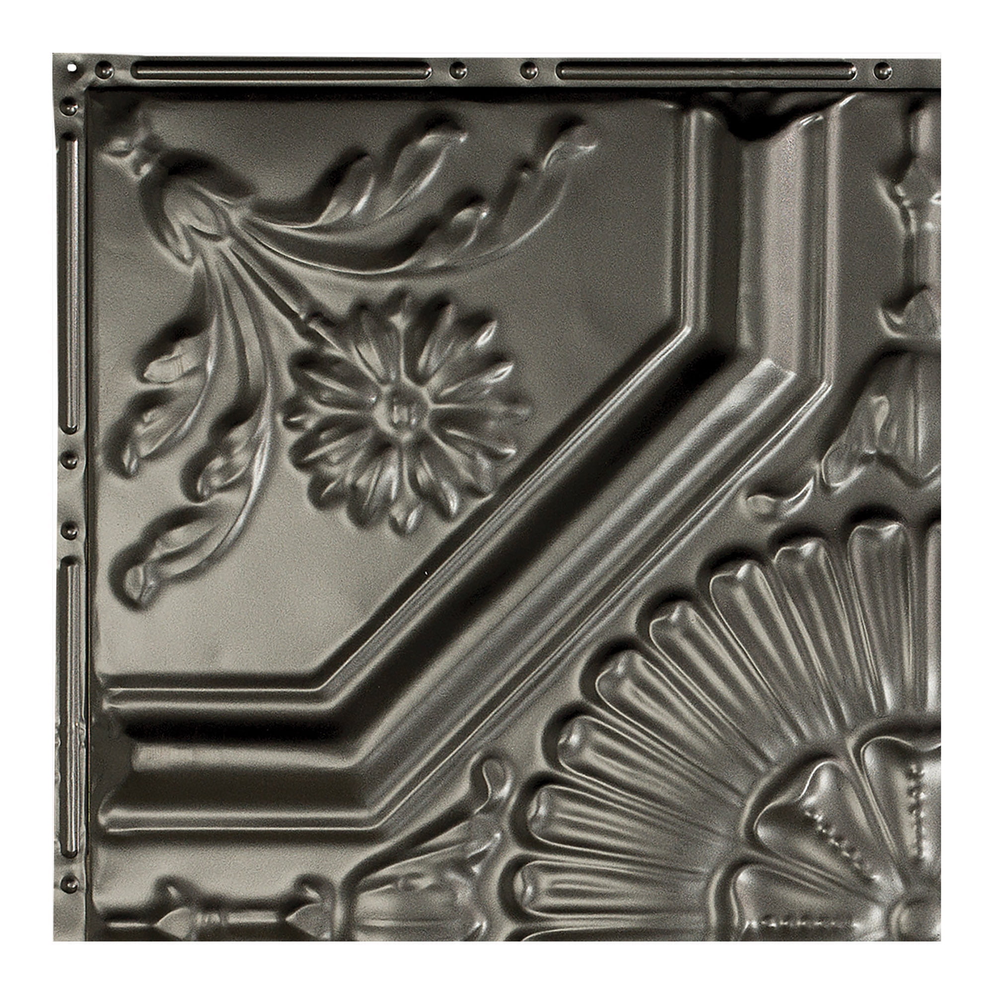 Great Lakes Tin 12in x 12in Rochester Argento Ceiling Tile Sample ...