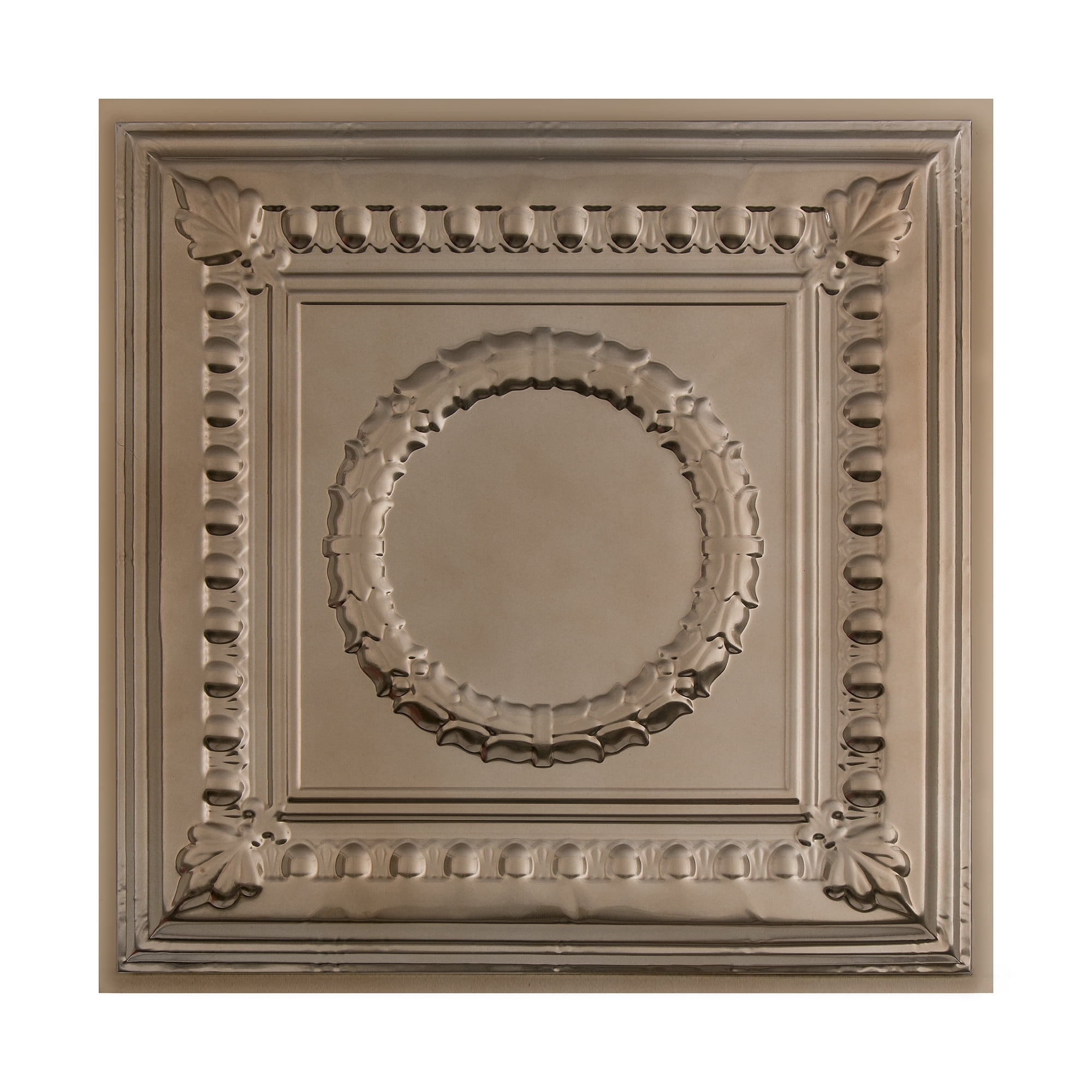 Great Lakes Tin 2ft x 2ft Cleveland Champagne Lay-In Ceiling Tile (5 ...