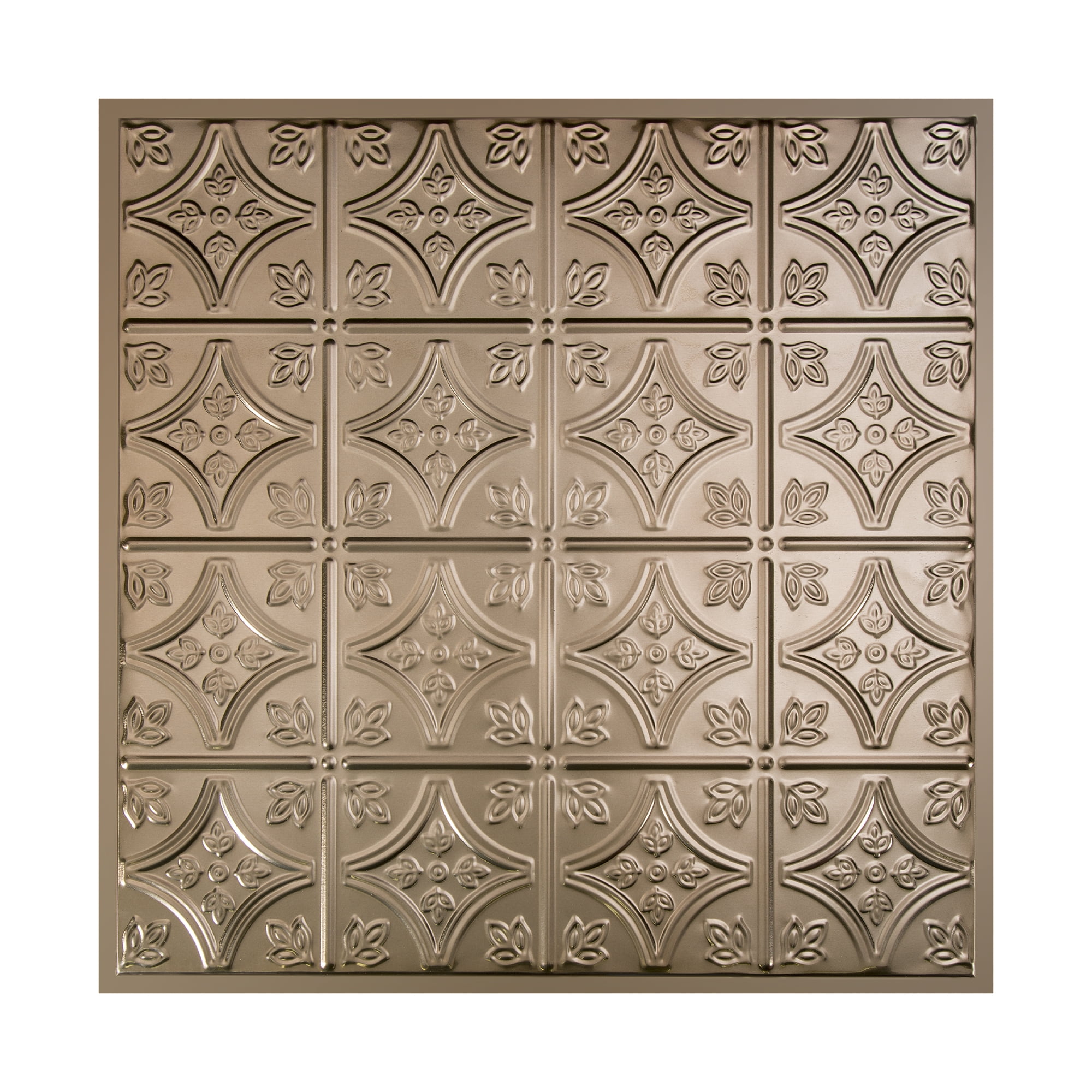 Great Lakes Tin 2ft x 2ft Hamilton Champagne Lay-In Ceiling Tile (5 ...