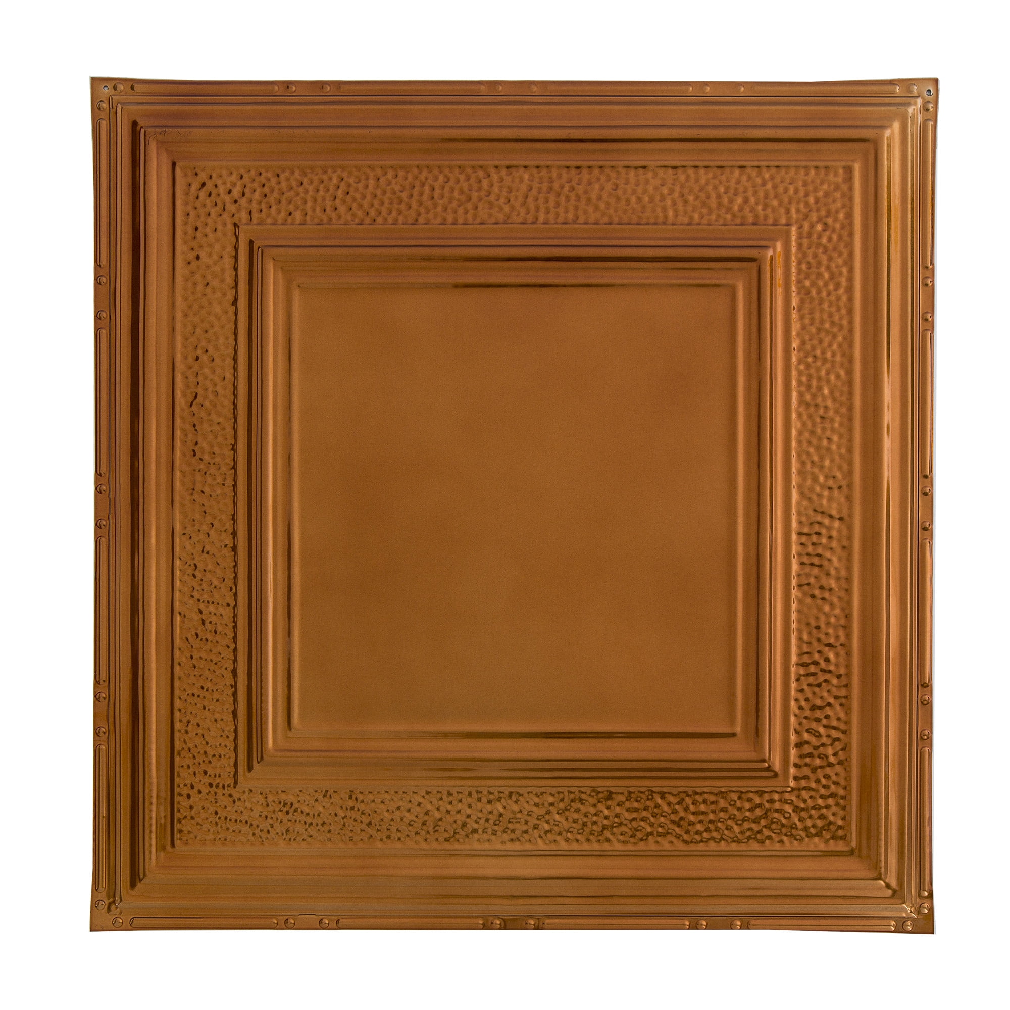 Great Lakes Tin 2ft x 2ft Milwaukee Copper Nail-Up Ceiling Tile (5-Pack ...