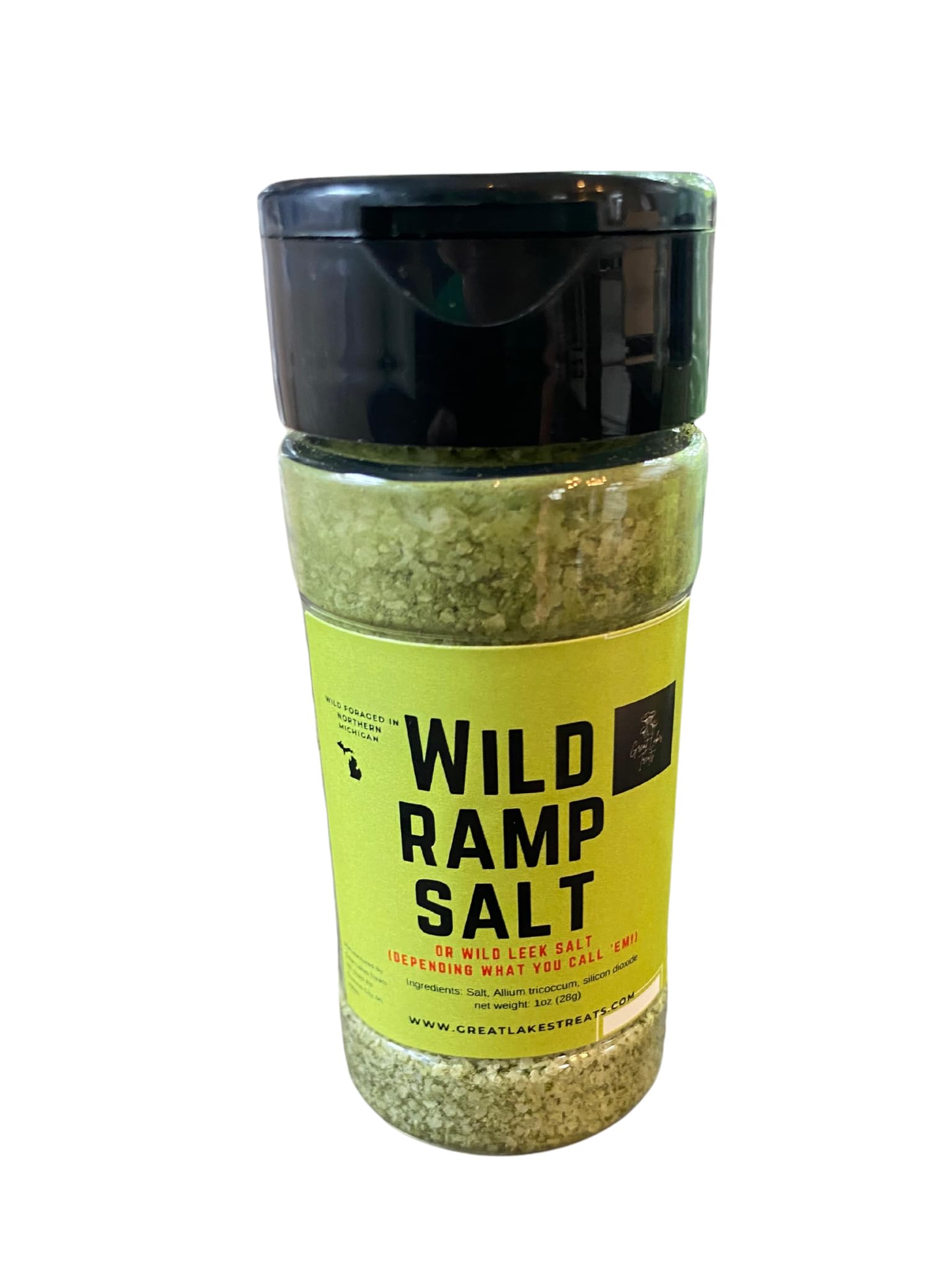 Great Lakes Treats Wild Foraged Ramp Salt sustainable harvest 4oz E22 ...