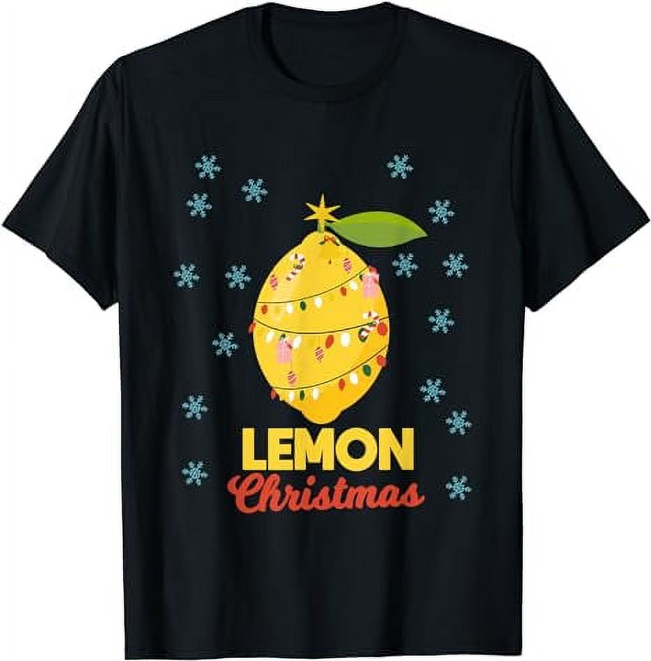 Great Lemon Christmas Tree Apparel Lemonade Juice T-Shirt - Walmart.com