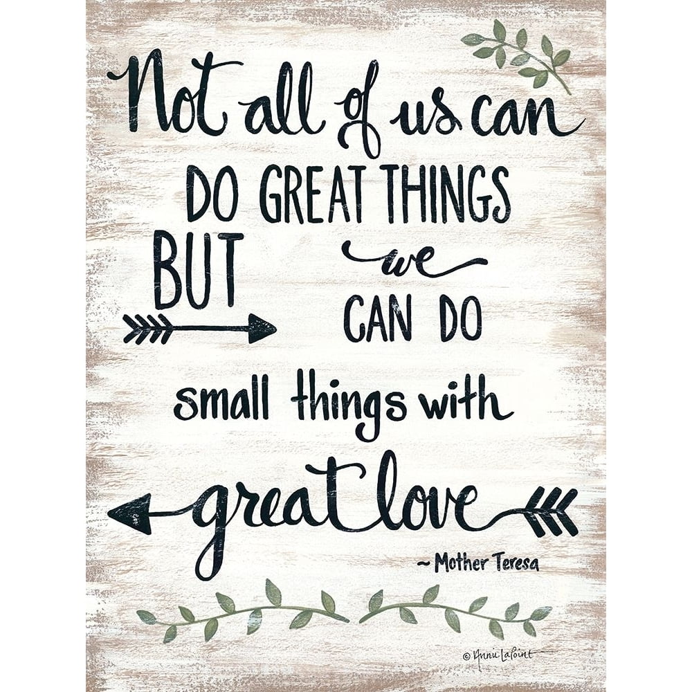 Great Love Poster Print by Annie LaPoint - Walmart.com