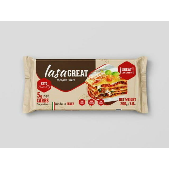 Great Low Carb Bread Co, LasaGreat Lasagna Shape 7oz - Walmart.com