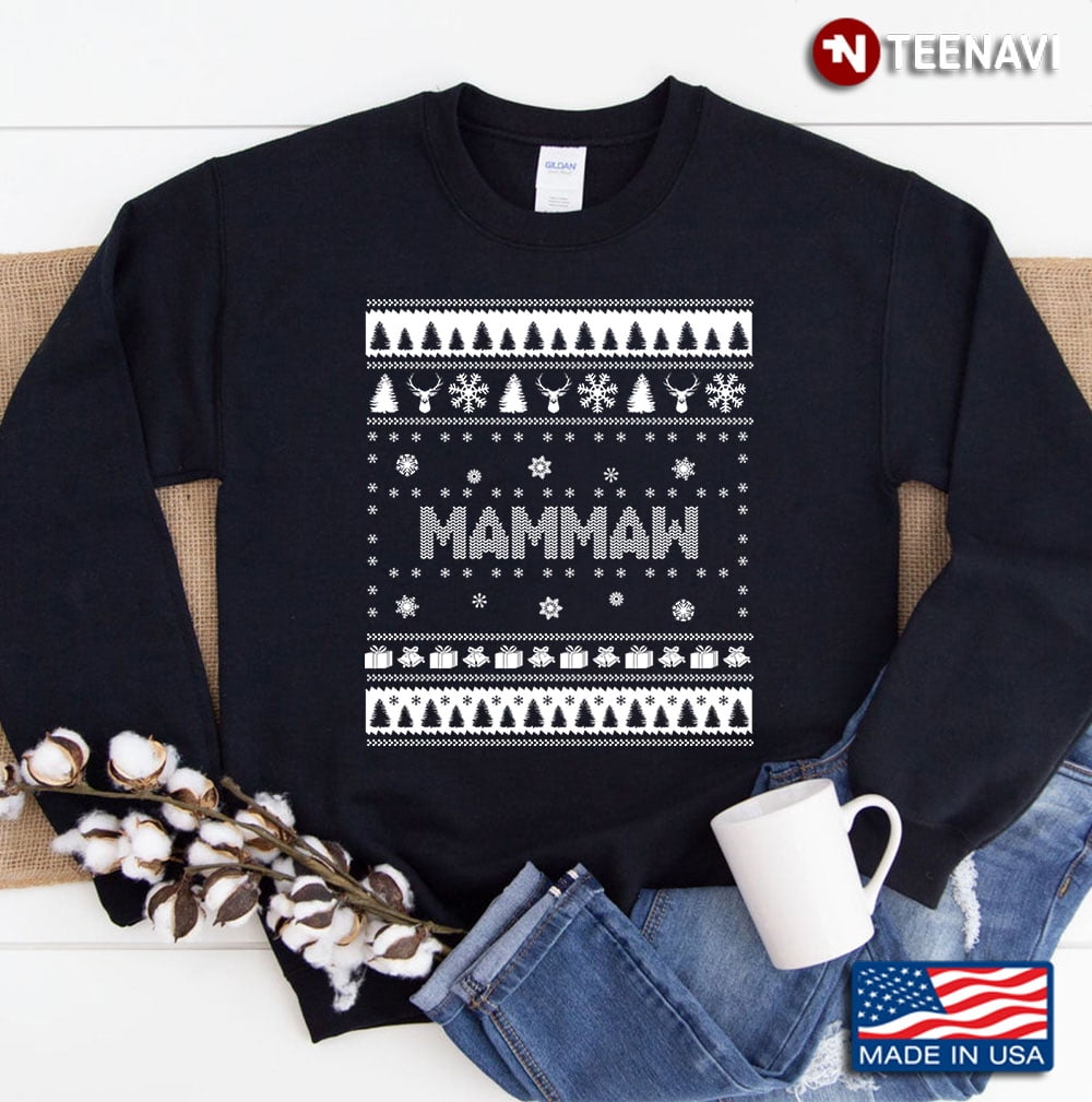 Great Mammaw Ugly Sweater Sweatshirt - Walmart.com