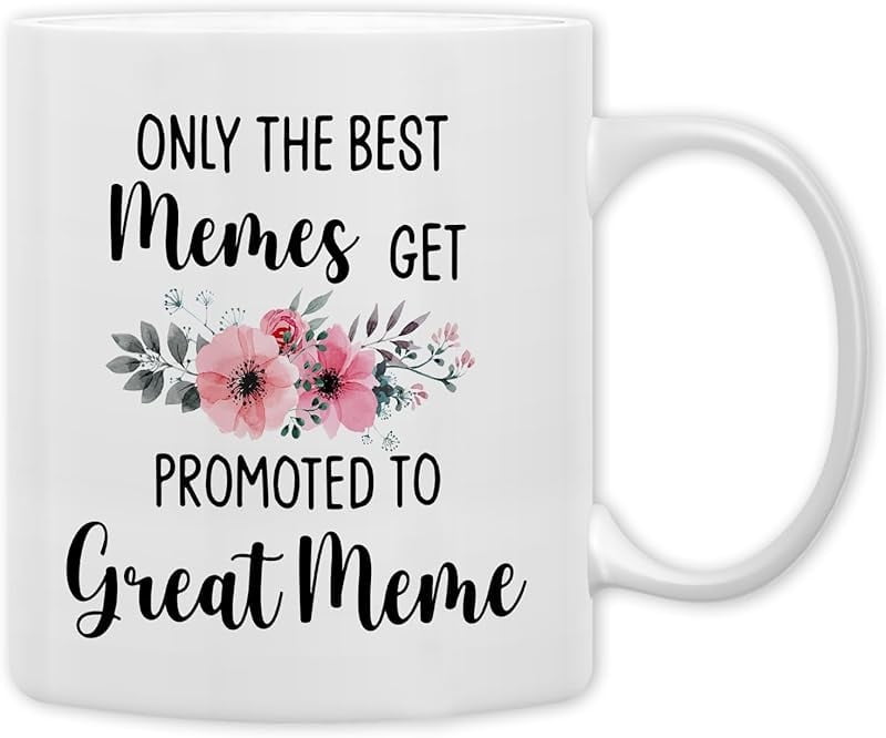 Great Meme Gifts Mug, Great Grandma Gifts, Great Meme to Be Gift Coffee ...