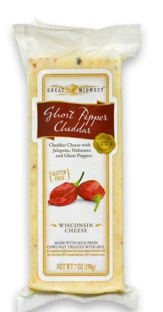 Great Midwest Ghost Pepper Cheddar Cheese 7oz - Walmart Business Supplies