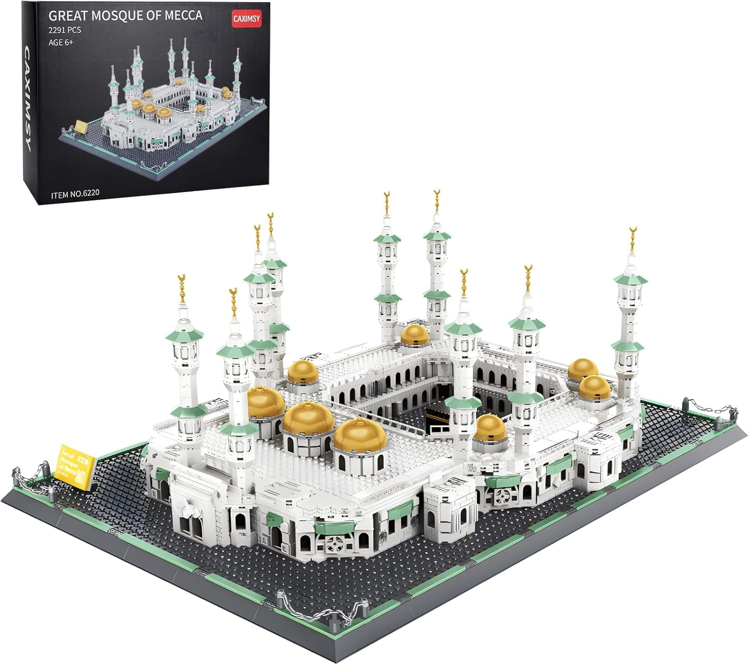 Great Mosque of Mecca Building Blocks Set Islamic Masjid Architectural ...