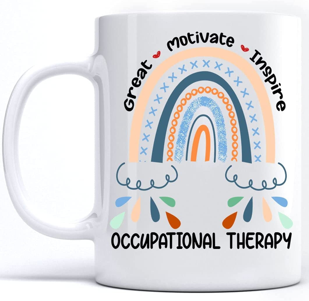 Great Motivate Motivate Inspire Occupational Therapy Mugs, OT ...