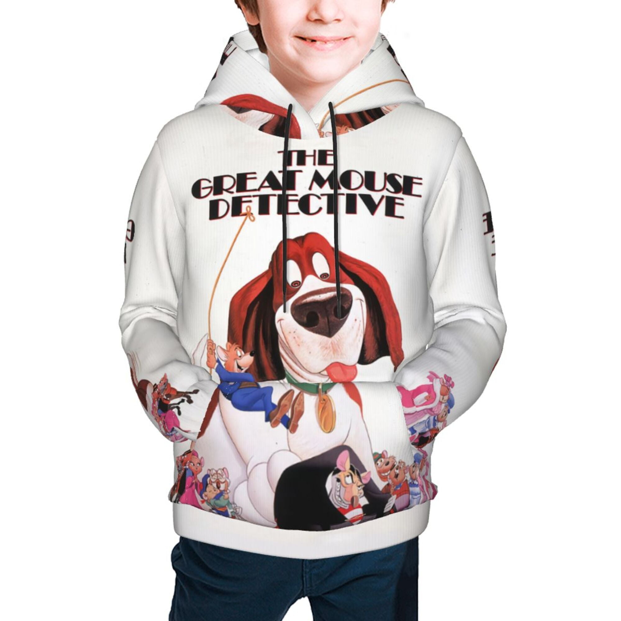 Great Mouse Detective Teen Boys Girls Hoodies 3D Printed Cool Long ...