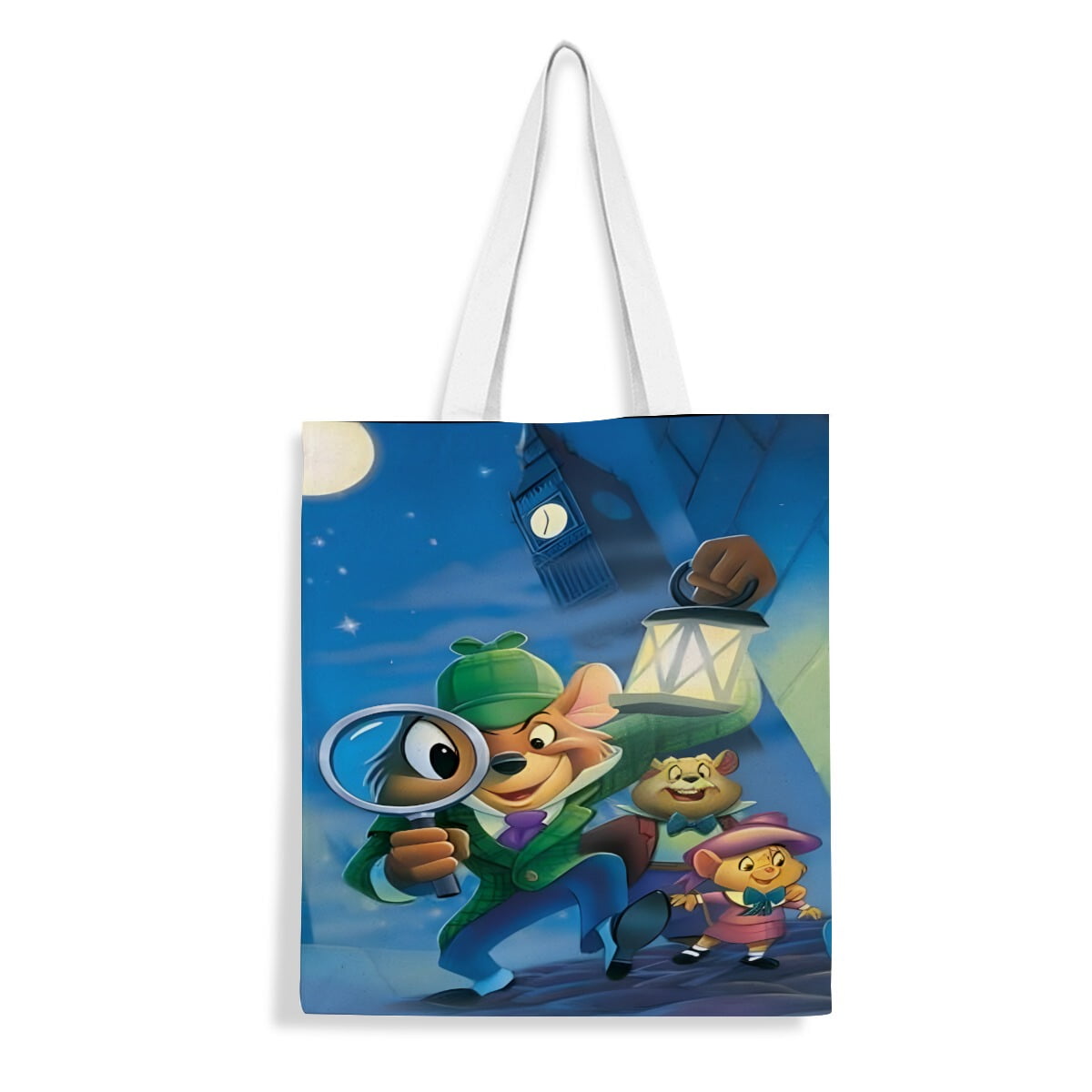 The Great Mouse Detective canvas Tote Bag for Women Aesthetic Cute Cat ...