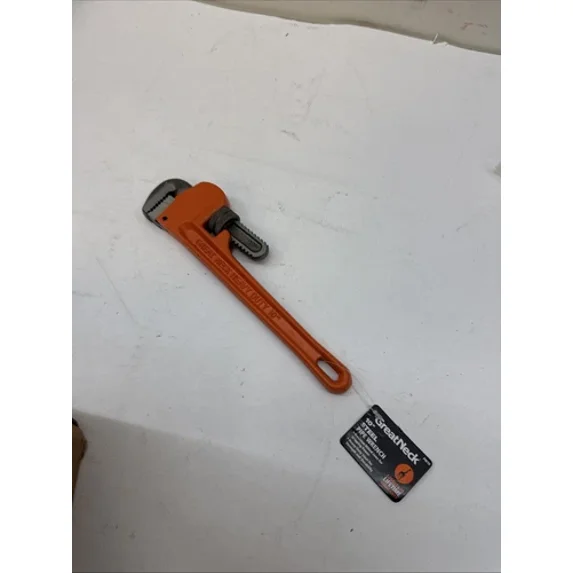 Great Neck 10” Pipe Tool Monkey Wrench Pw10 Forged Steel Heavy Duty ...