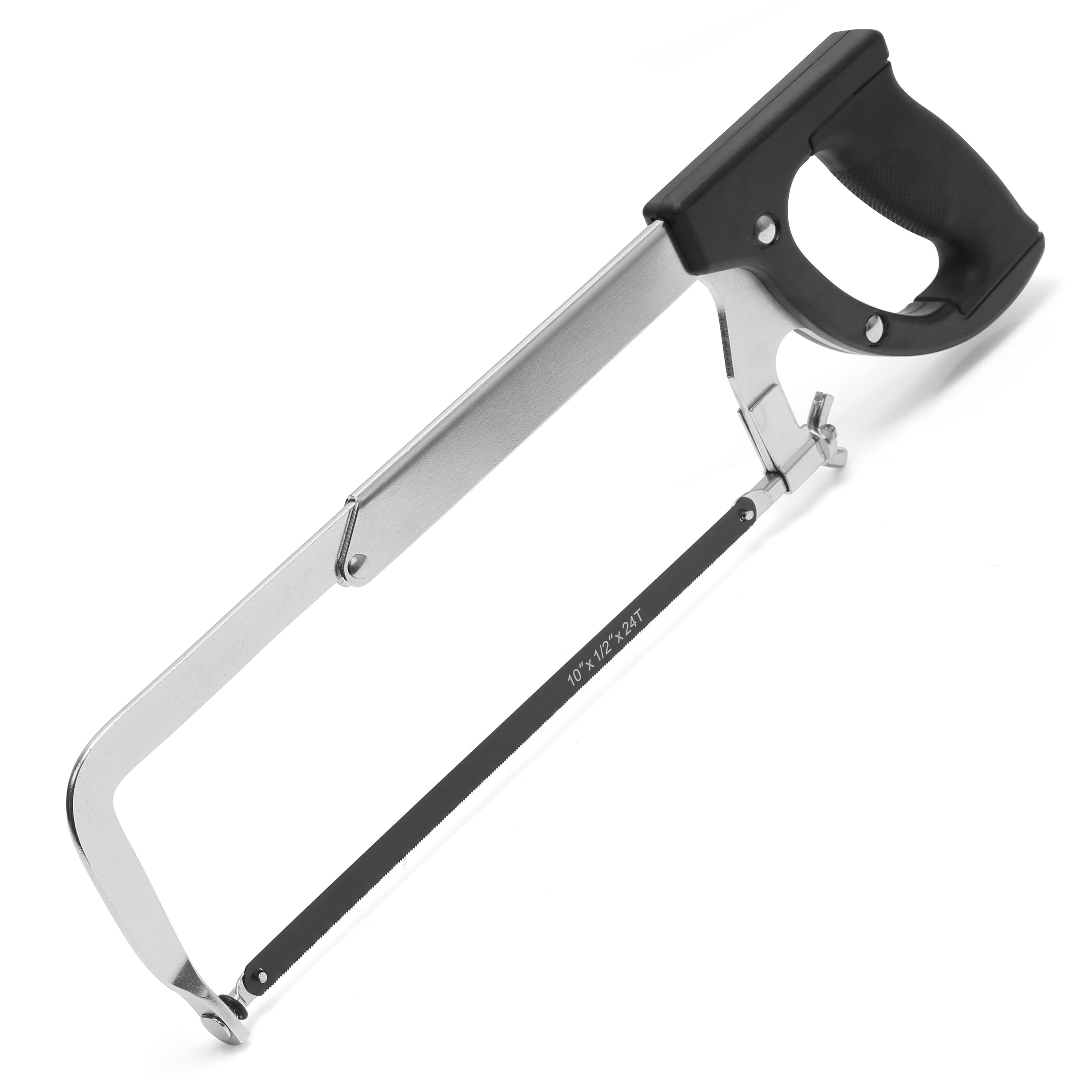 GreatNeck Solid Steel Adjustable Frame Hacksaw, Inlcudes One Blade, 12 ...