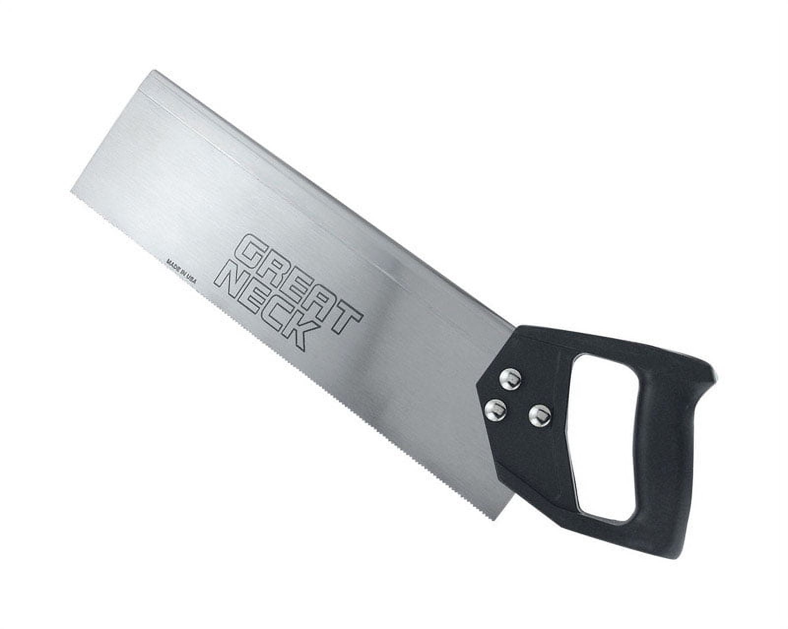 Great Neck 14 in. High Carbon Steel Mitre Back Saw 12 TPI - Walmart.com