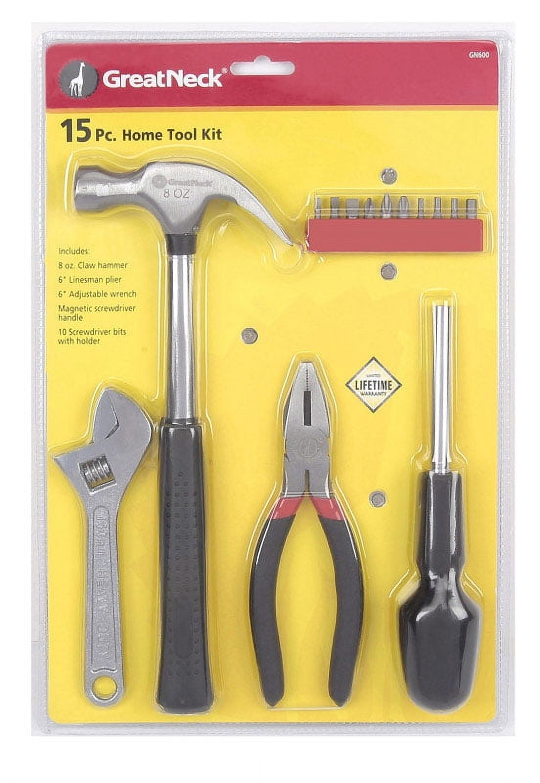 Great Neck 15 pc. Multi-Bit Screwdriver Set - Walmart.com