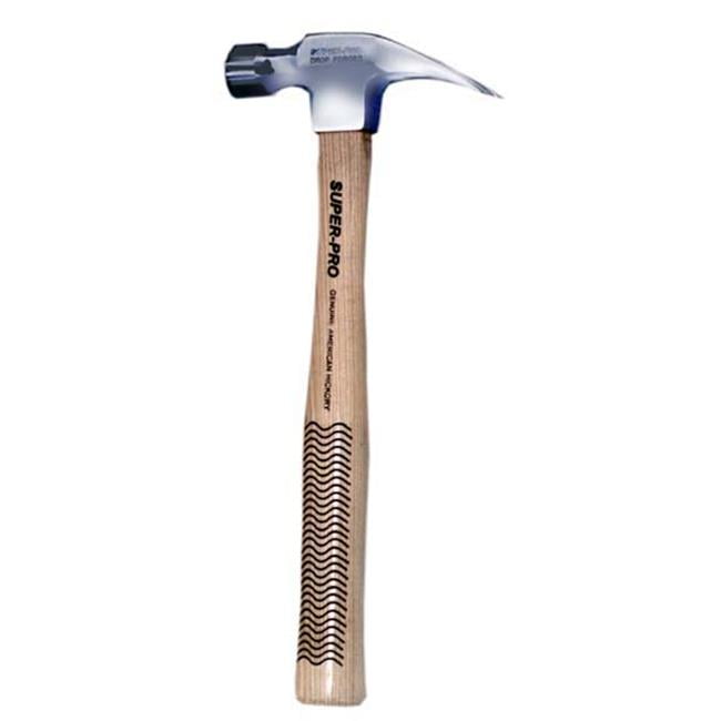 Great Neck 20 oz Checkered Face Framing Hammer 10 in. Hickory Handle ...