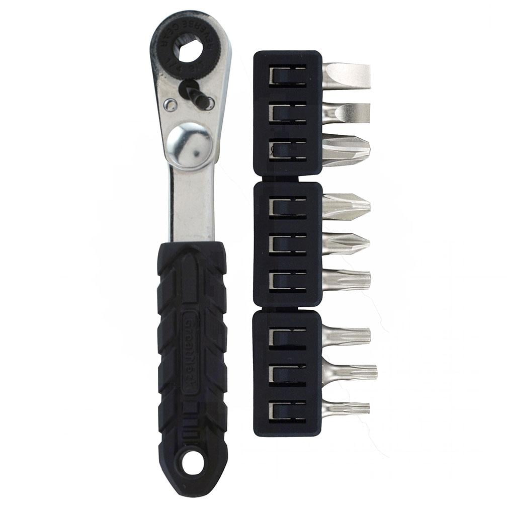 Great Neck 51063 Mini Ratchet and Bit Set 10-Piece - Walmart.com