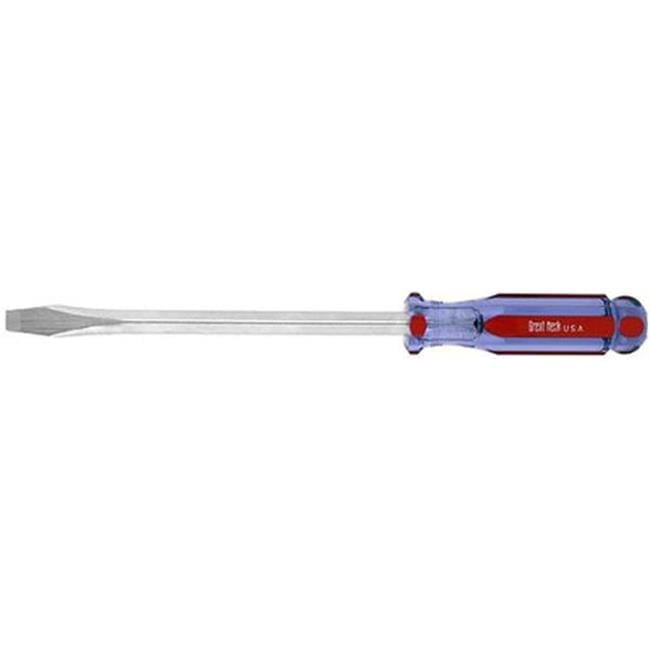 Great Neck 73044 0.375 x 8 in. Slotted Square Shank Screwdriver ...