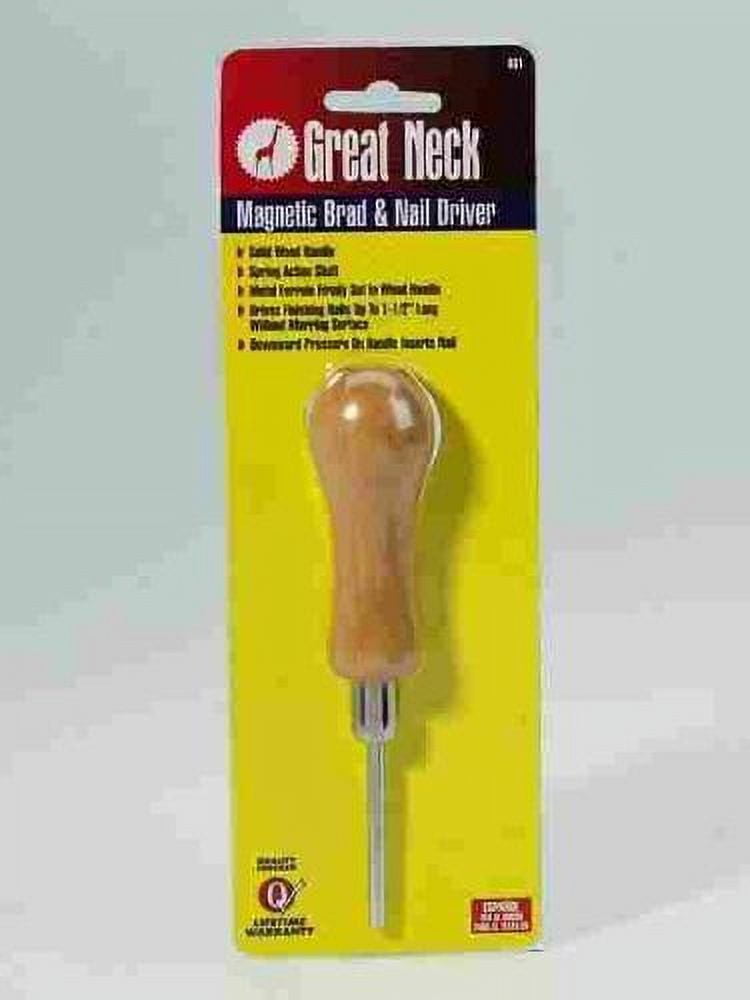 Great Neck BD1 1-1/2" Magnetic Brad & Nail Driver - Walmart.com