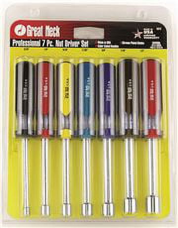 Great Neck Professional Nut Driver Set 7Pc - Walmart.com