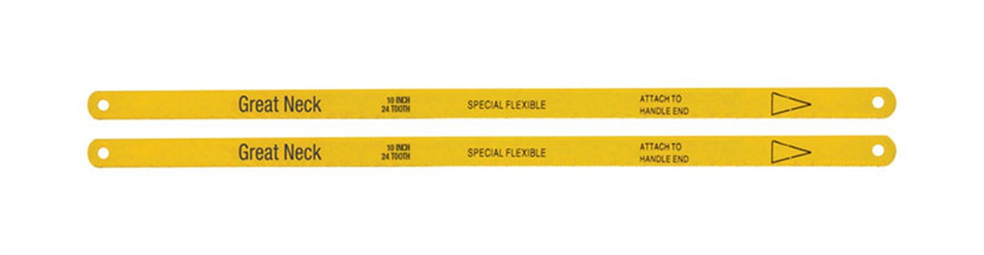 Great Neck Saw 10in. 24 TPI Standard Hacksaw Blades GF211 - Walmart.com