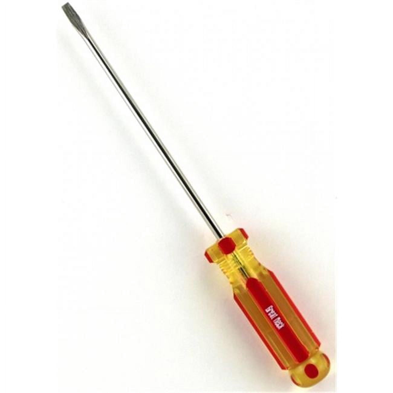 Great Neck Saw .19in. x 6in. Professional Round Shank Slotted ...