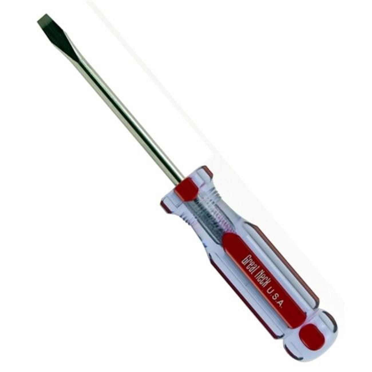 Great Neck Saw 4in. x .25in. Slotted Screwdriver A44C - Walmart.com