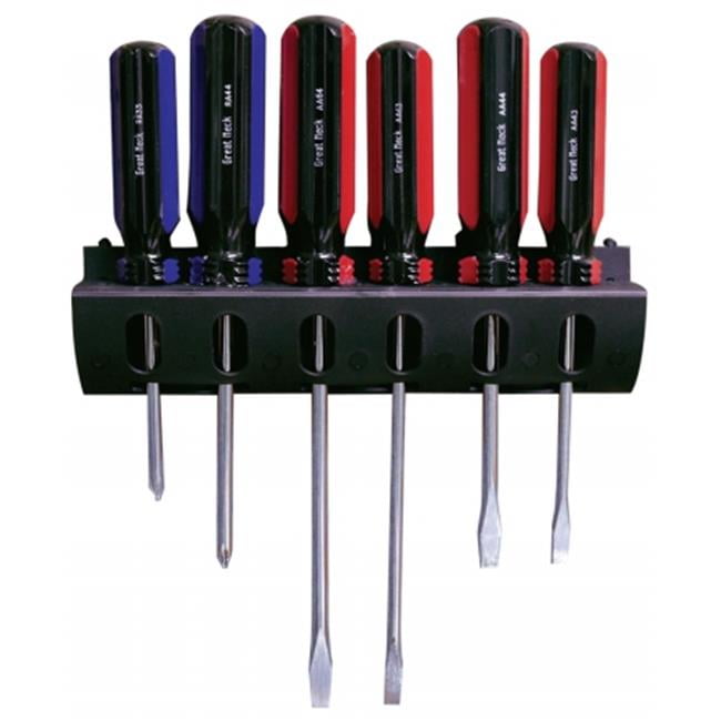 Great Neck Saw 6 Piece Slotted & Phillips Screwdriver Set - Walmart.com