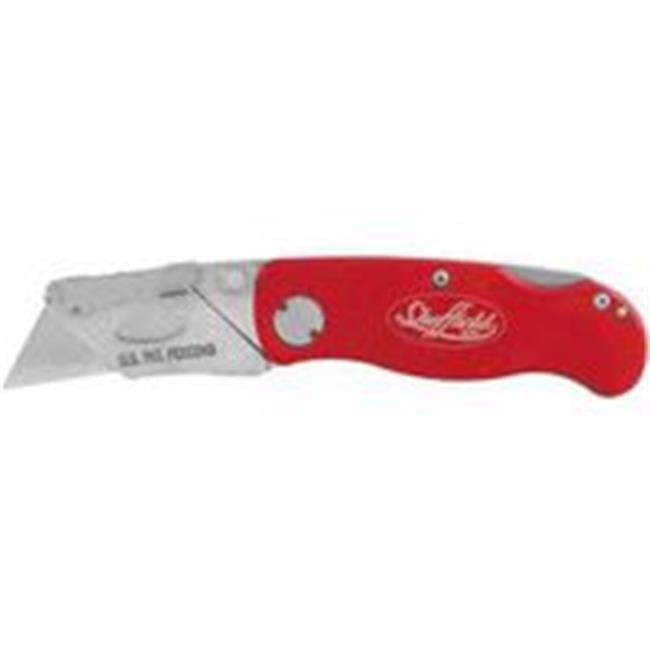 Great Neck Saw Mfg.Co. Knife Utility Lockback Red 12614 - Walmart.com
