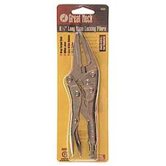 Great Neck Saw V65GC Long Nose Locking Pliers 6.5in. - Walmart.com