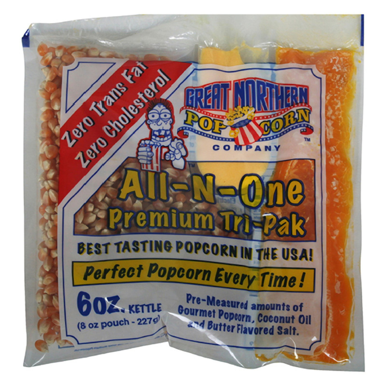 Great Northern 4105 Case - 24 Packs of Six Ounce Gourmet Popcorn, Easy ...