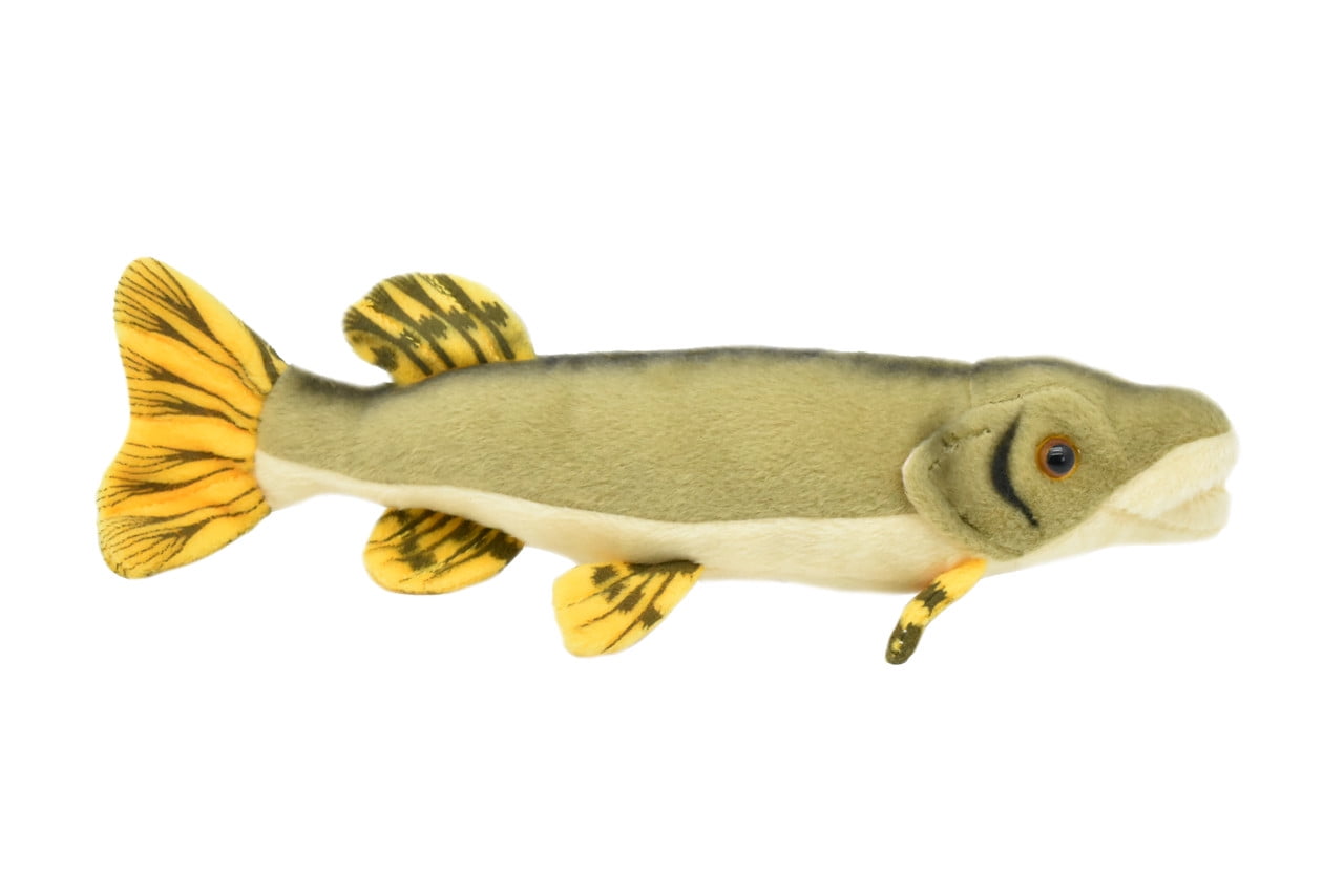 Great Northern Pike Plush Toy, Realistic Stuffed Animal, Soft Plush ...