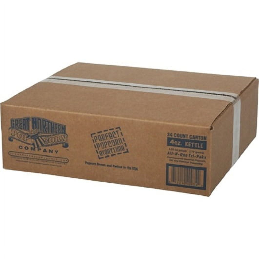 Great Northern Popcorn 1 Case (24) of 4 Ounce Popcorn Portion Packs Kit ...