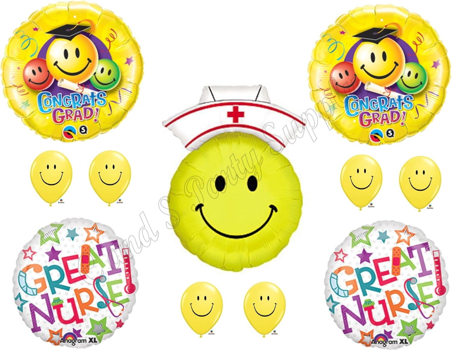 Great Nursing Nurse Graduation Pinning Celebration Balloon Decorations ...