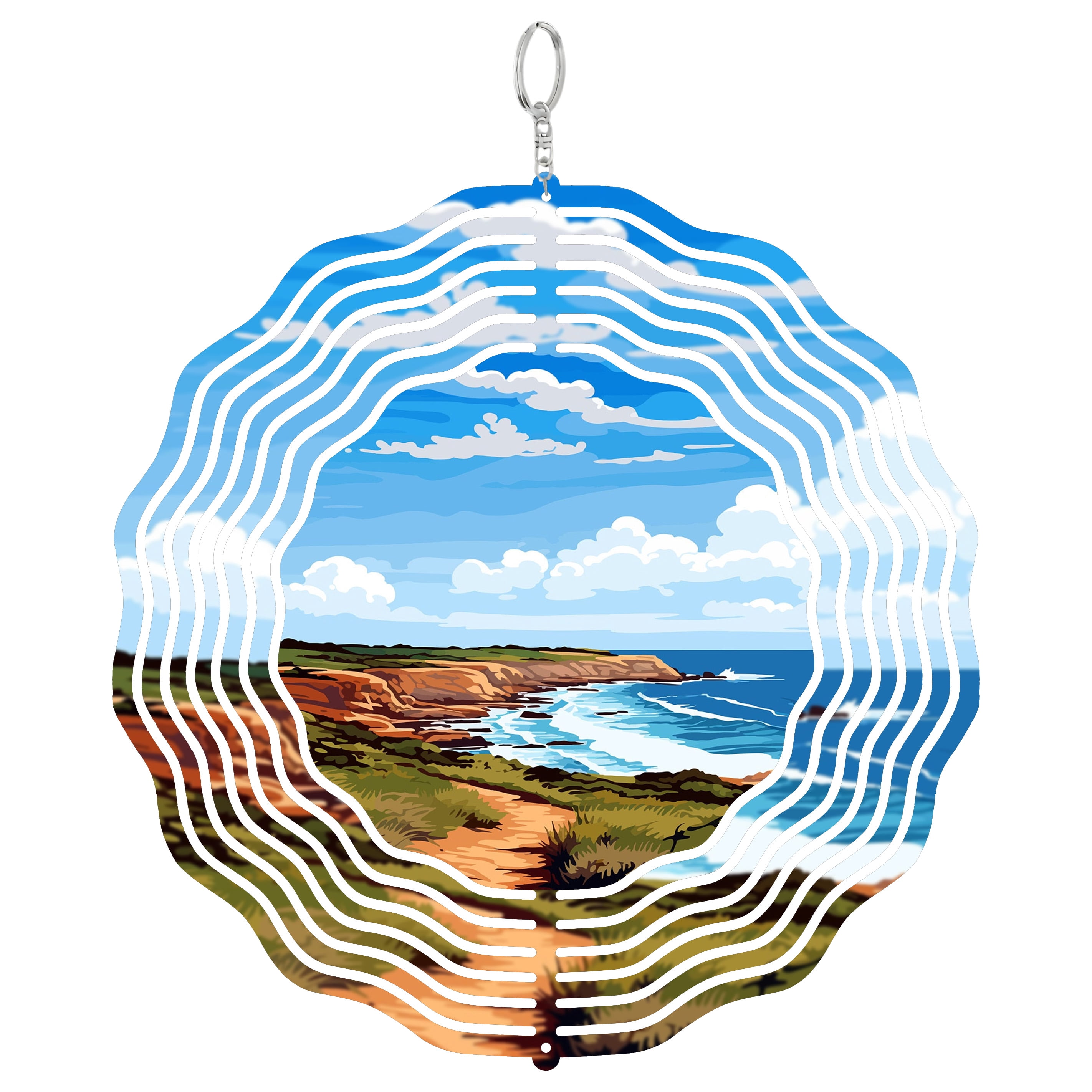 Great Ocean Walk Australia Cliff 3D Wind Spinner Stainless Steel ...