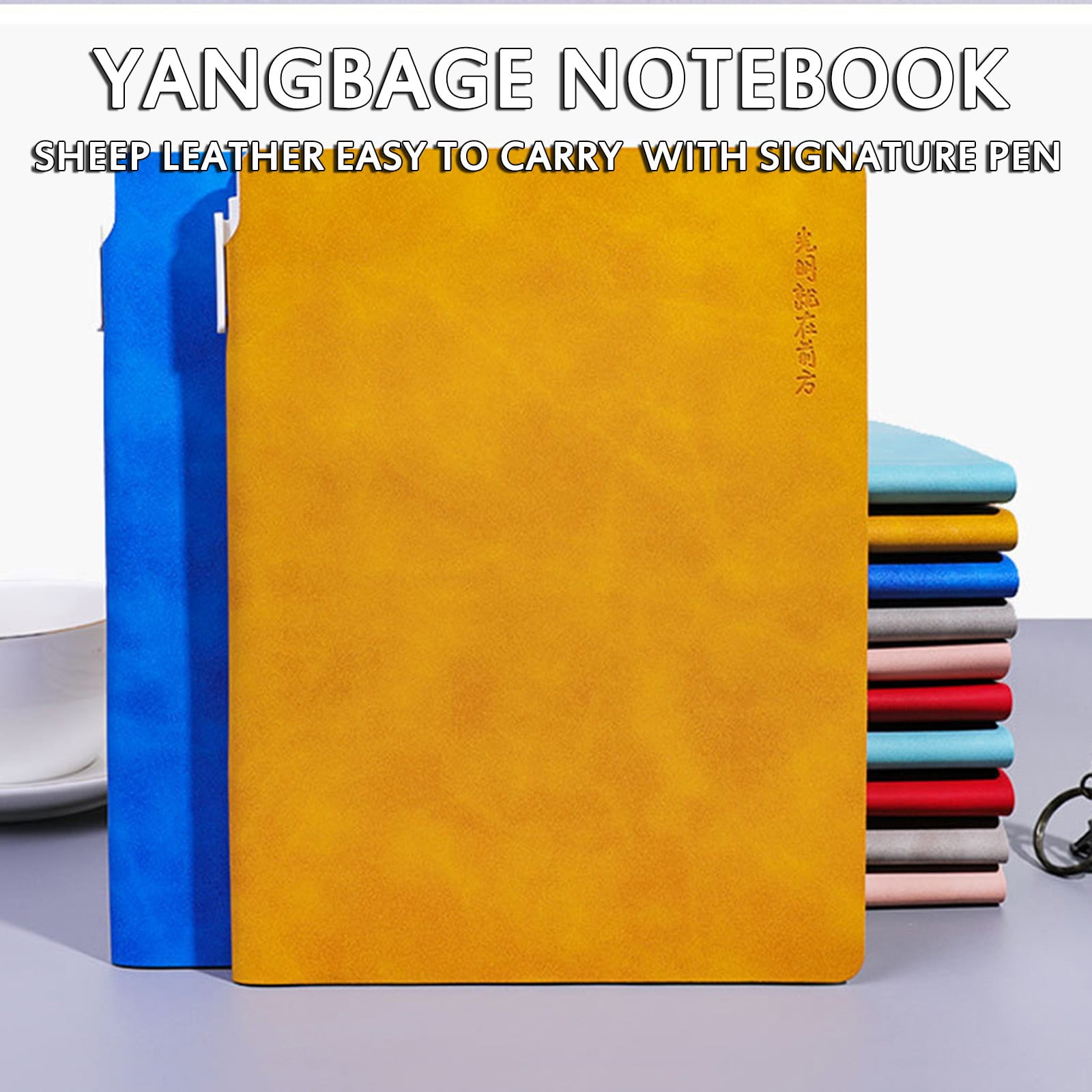 Great Offers, Leather A5 Academy Notebook, Sheepskin Cover, Spiral ...