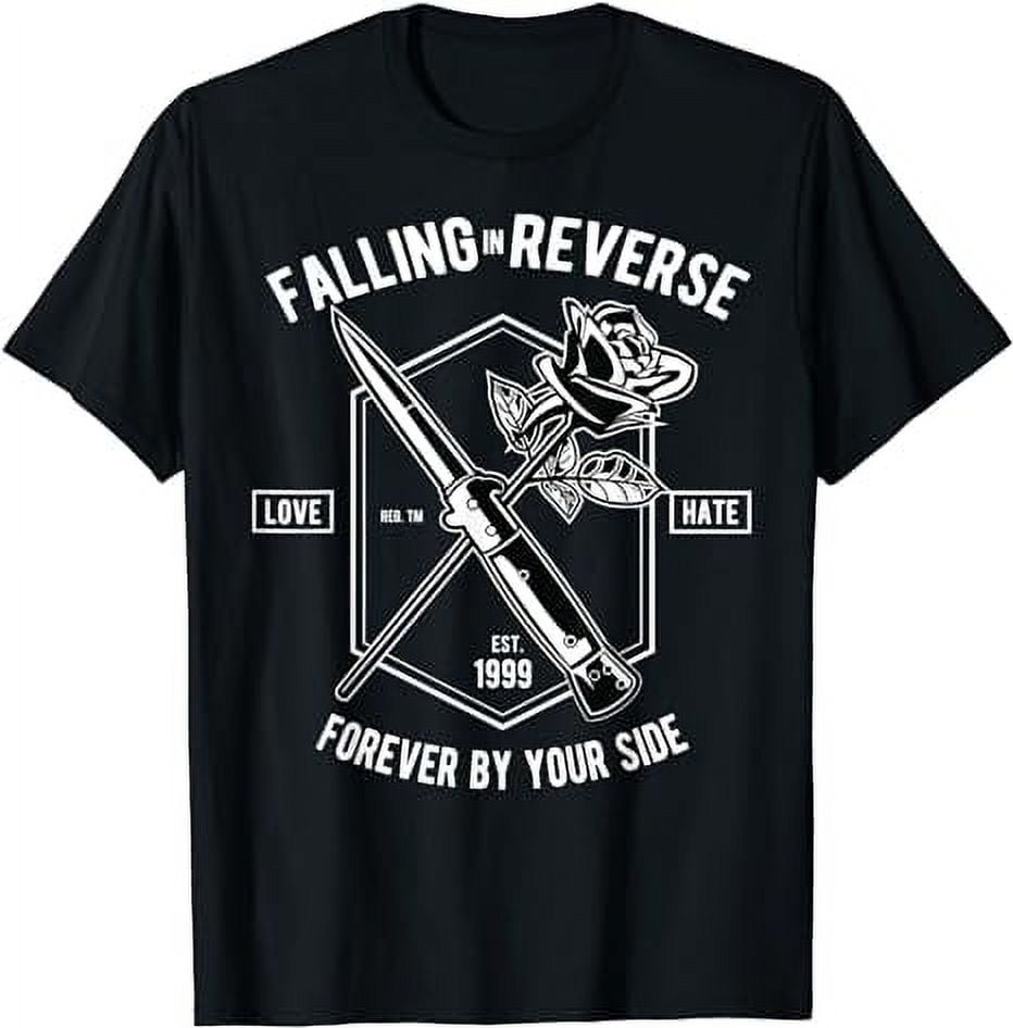 Great Old School tattoo style "Falling in Reverse" graphic T-Shirt ...