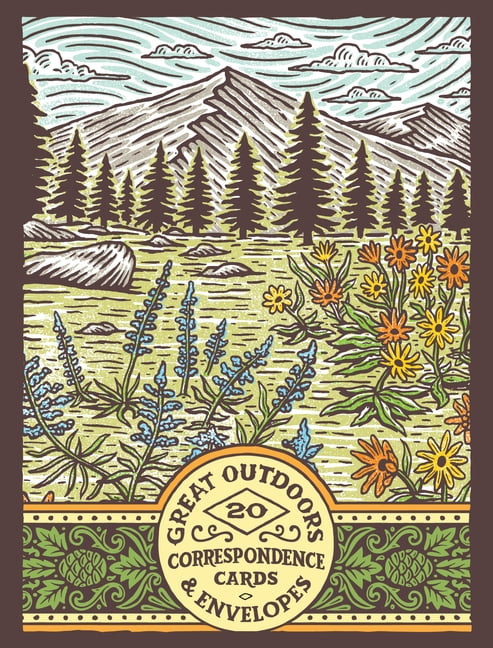 Great Outdoors Correspondence Cards : (Flat Cards of Natural Landscapes ...