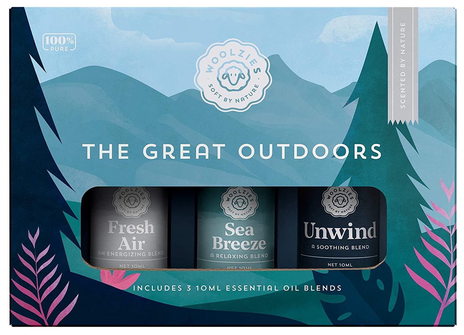 The Great Outdoors Essential Oil Collection | Includes Fresh Air, Sea Breeze & Unwind | Fresh ...