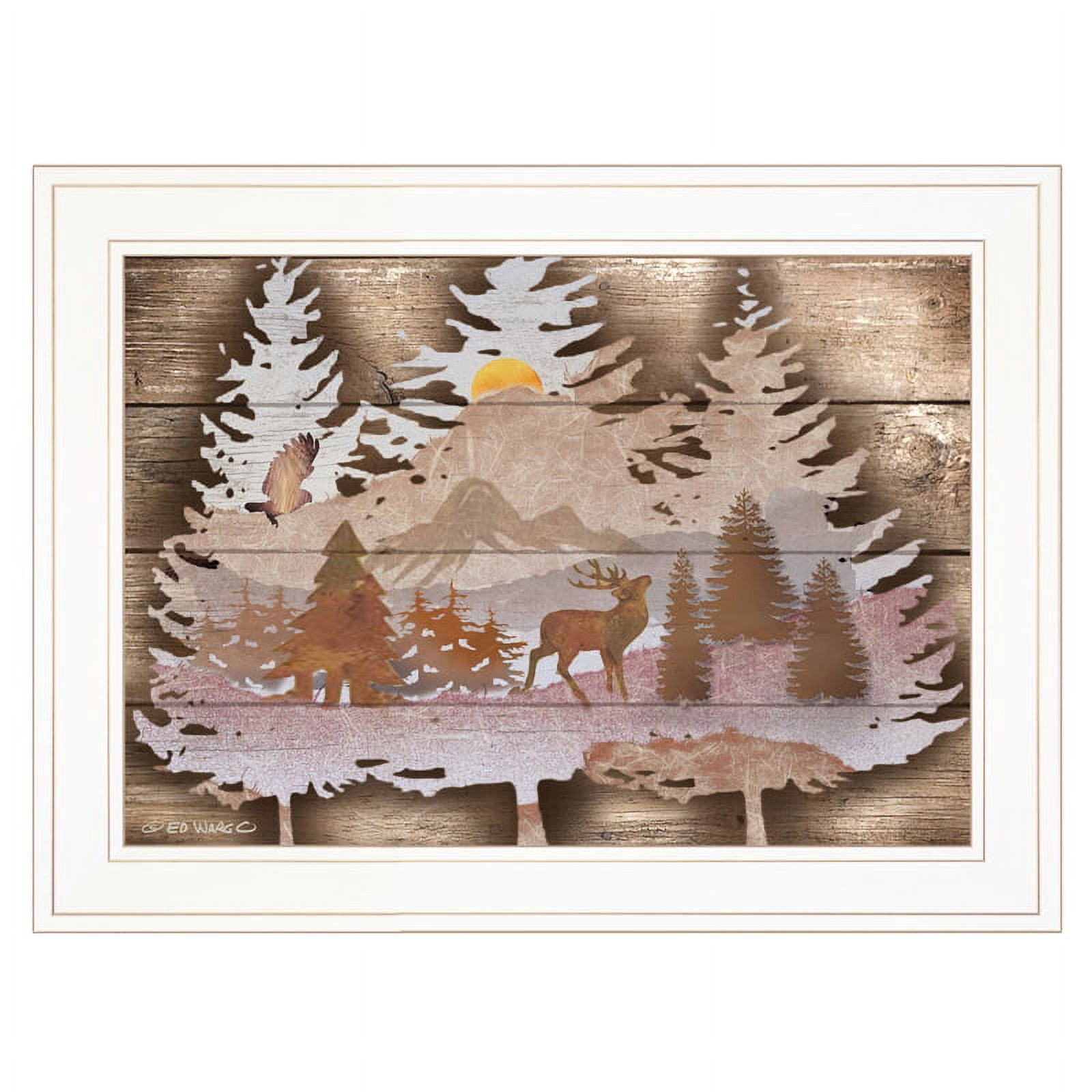 Great Outdoors I By Ed Wargo Printed Framed Wall Art Wood Multi-Color ...