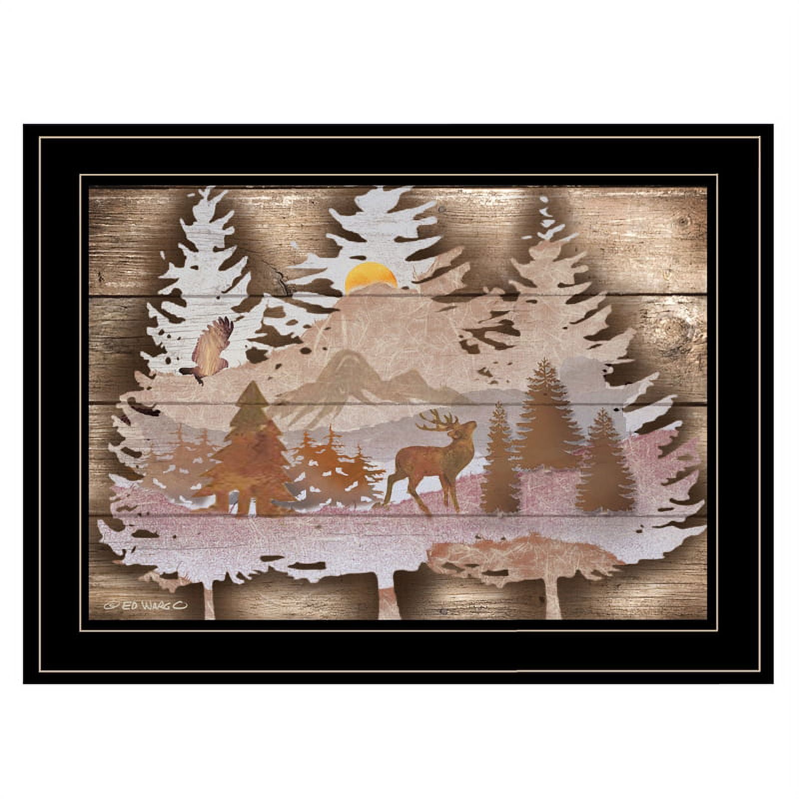 Great Outdoors I By Ed Wargo Printed Framed Wall Art Wood Multi-Color ...